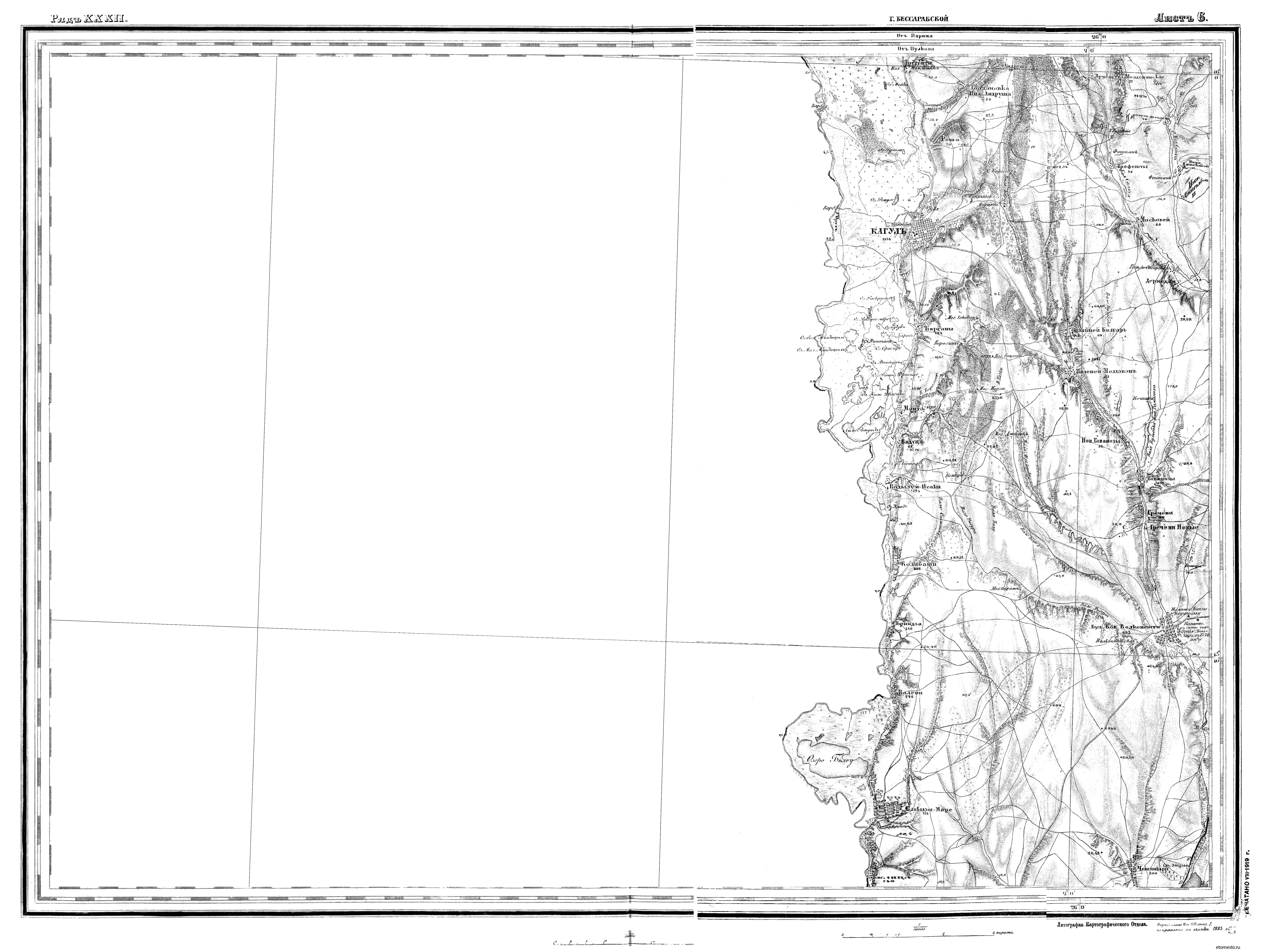 Bessarabia SIG Research Division: Military-Topographical Maps