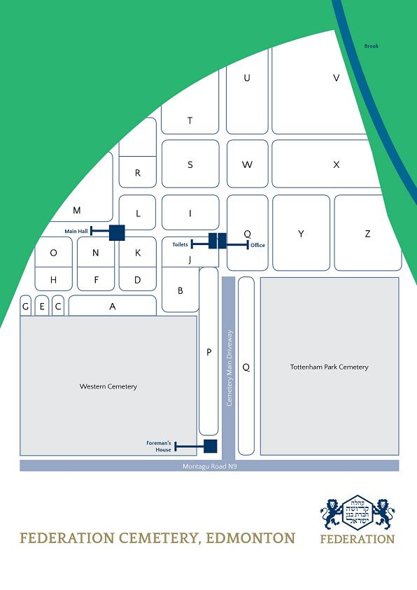 JCR-UK: Federation of Synagogues Edmonton Cemetery (Main Index), London, UK