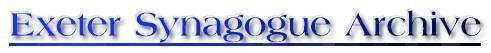 JCR-UK: Exeter Jewish Community & Synagogue, Devon, England