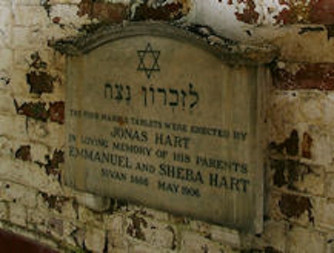 JCR-UK: Plaques at Wolverhampton Jewish Cemetery, West Midlans, England